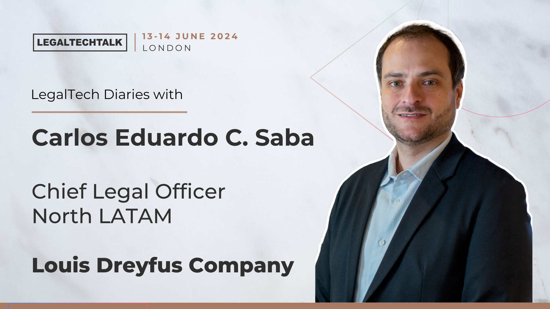 A conversation between Carlos Eduardo C. Saba, Chief Legal Officer ...