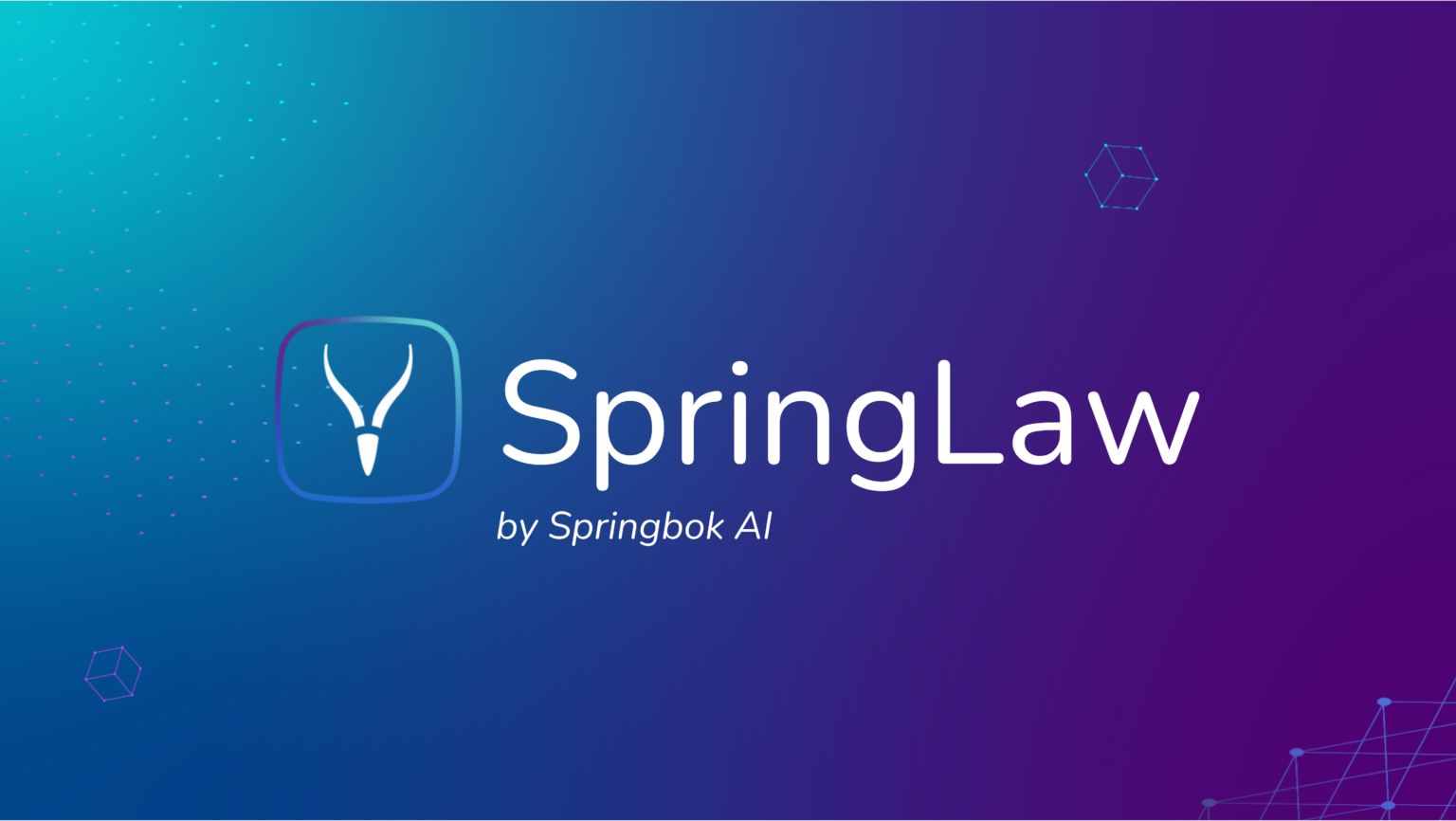 SPRINGBOK AI ANNOUNCES THE GENERAL RELEASE OF ITS NO-CODE LEGAL TOOLKIT ...